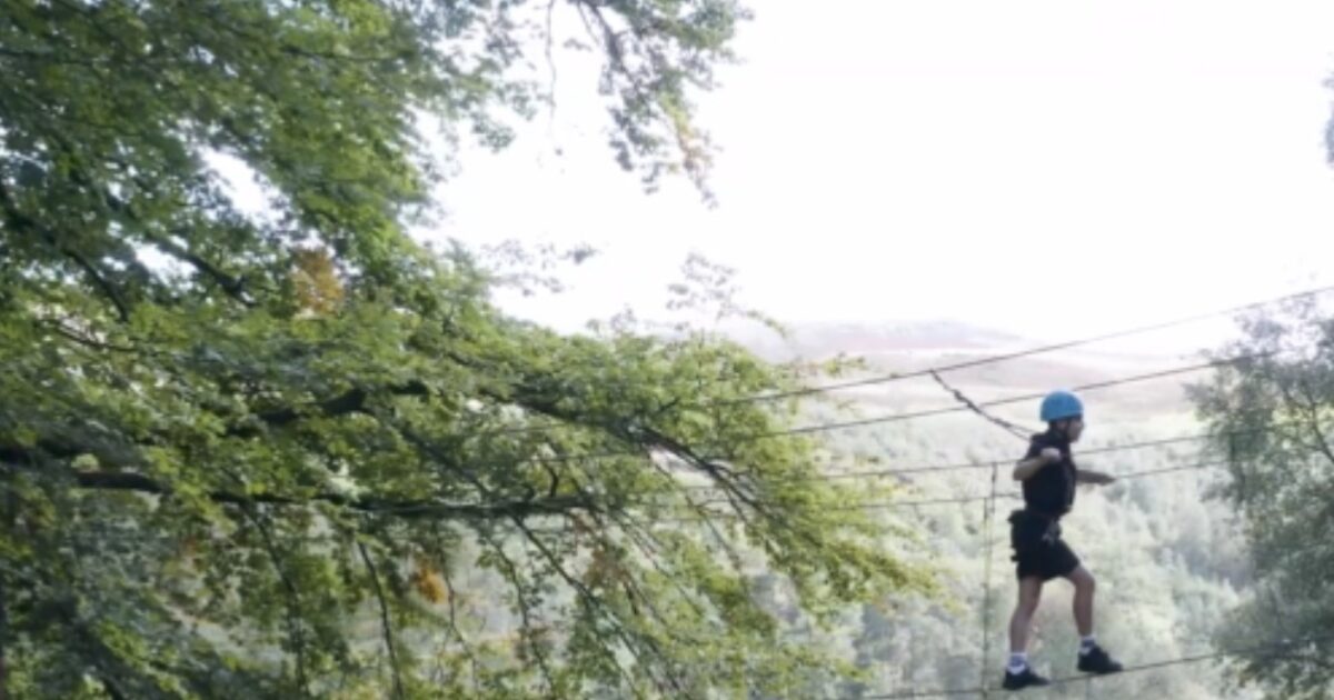 Rhayader - The outdoors Capital of Wales | High Ropes Challenge