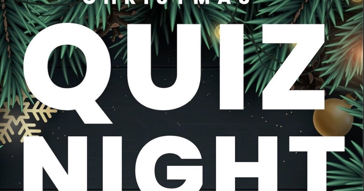Rhayader - The outdoors Capital of Wales | Christmas Quiz Night